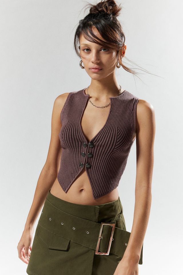 Silence + Noise Janet Sweater Vest | Urban Outfitters Silence + Noise Janet Sweater Vest | Urban Outfitters