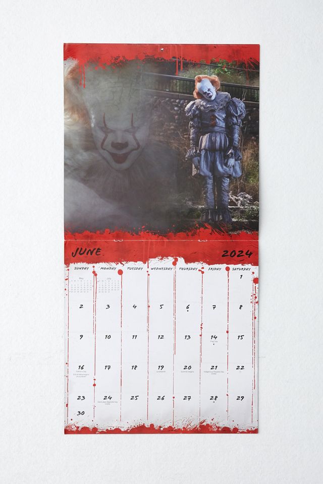 Horror Movie 2024 Wall Calendar | Urban Outfitters Canada