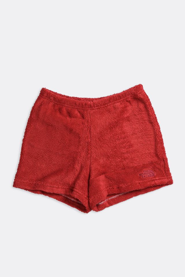 Frankie Collective Rework North Face Fuzzy Shorts 072 | Urban Outfitters
