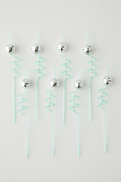 xo, Fetti Disco Straw - Set Of 8 | Urban Outfitters