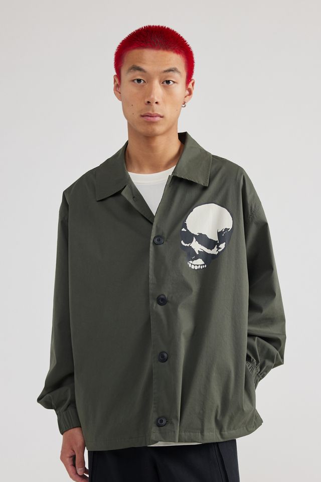 Tee Library Skull Coach Jacket | Urban Outfitters
