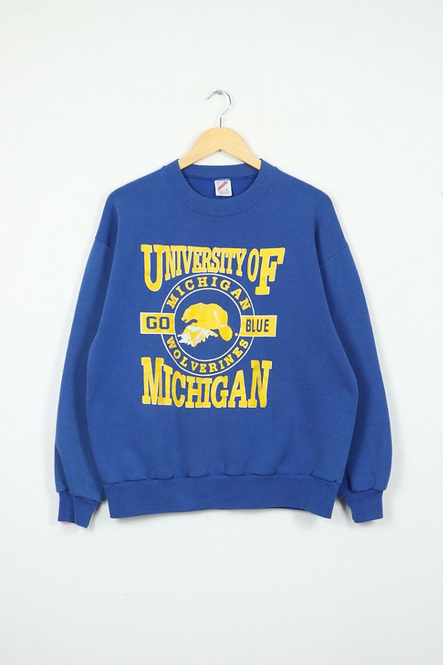 Vintage University of Michigan Crewneck | Urban Outfitters