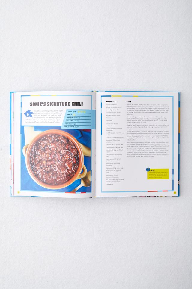 Sonic The Hedgehog: The Official Cookbook By Victoria Rosenthal & Ian ...