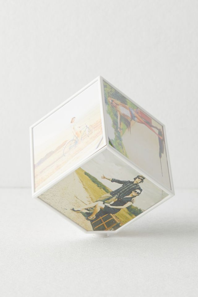 Rotating Photo Cube Frame | Urban Outfitters Rotating Photo Cube Frame | Urban Outfitters