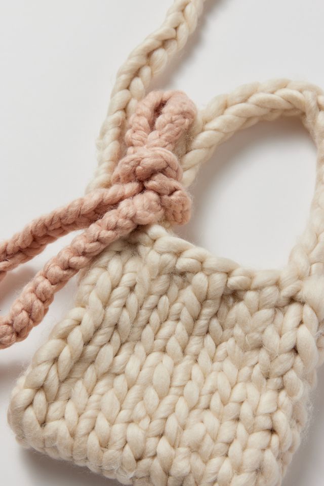 Kimchi Blue Chunky Crochet Mini Tote Bag | Urban Outfitters