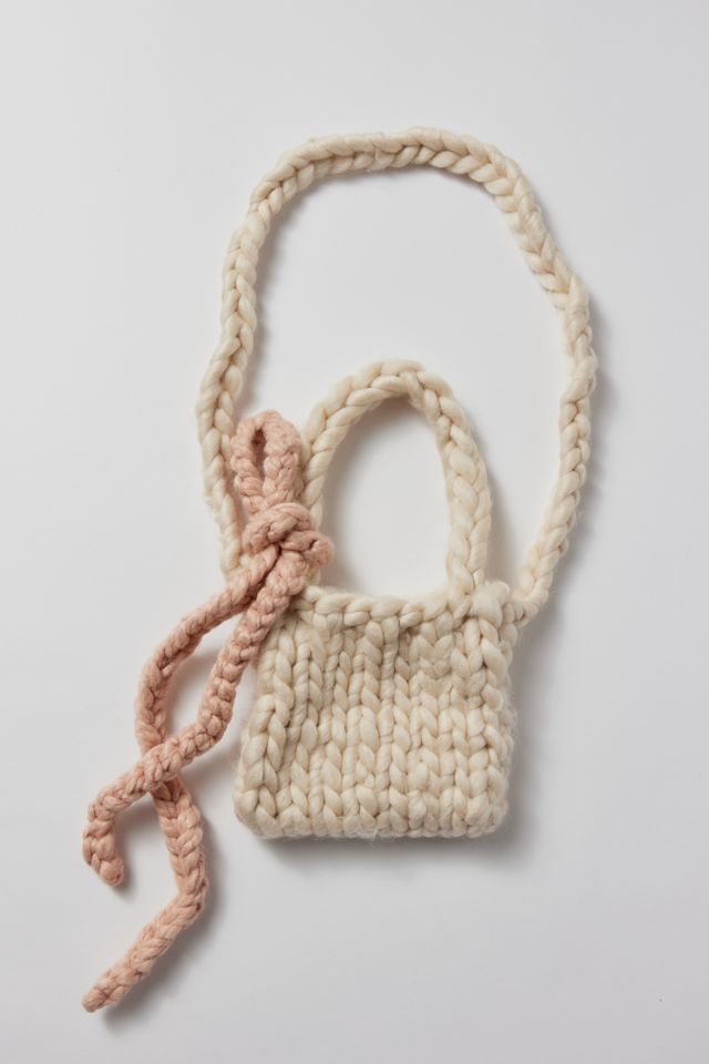 Kimchi Blue Chunky Crochet Mini Tote Bag | Urban Outfitters