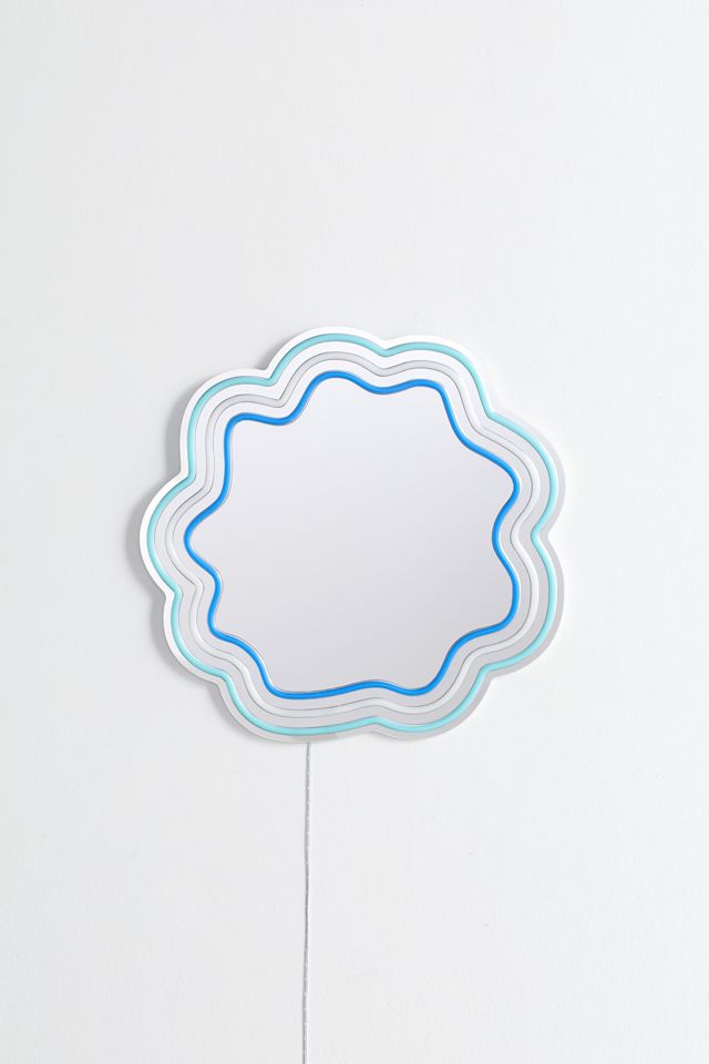 Wiggle LED Neon Mirror | Urban Outfitters