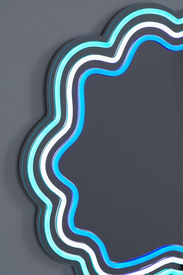 Wiggle LED Neon Mirror | Urban Outfitters
