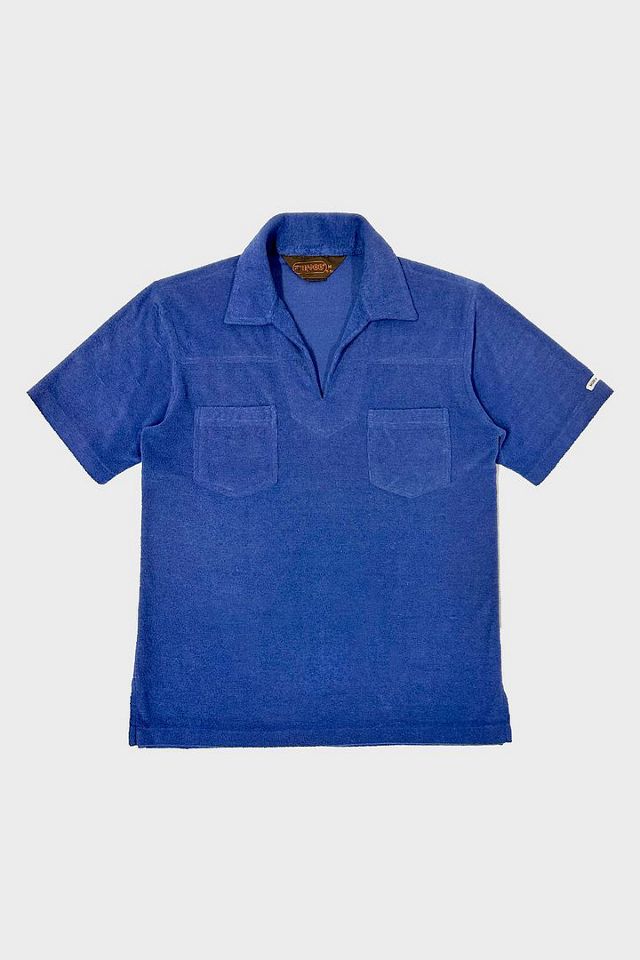 Vintage 1970’s Hukapoo USA Terry Cloth Polo Shirt | Urban Outfitters