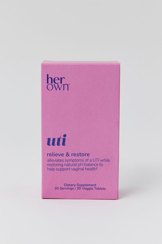 Her Own UTI Relieve & Restore Dietary Supplement | Urban Outfitters