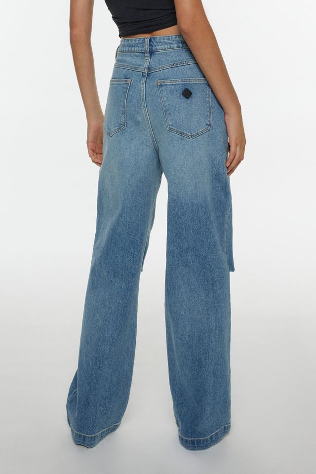 Abrand A 94 High And Wide Slit Knee Jean | Urban Outfitters