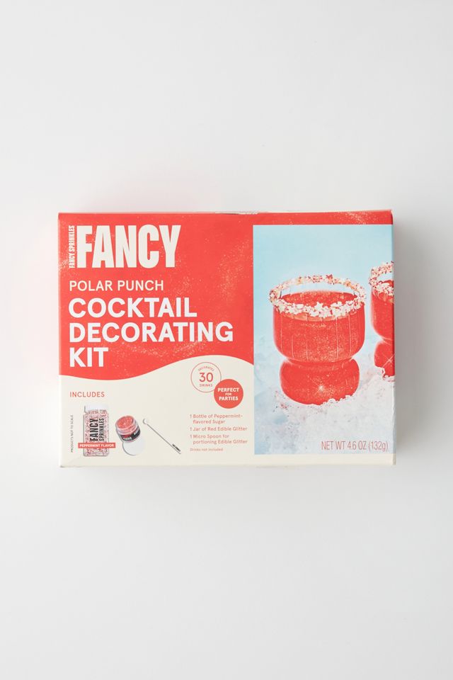 Fancy Sprinkles Polar Punch Cocktail Decorating Kit | Urban Outfitters