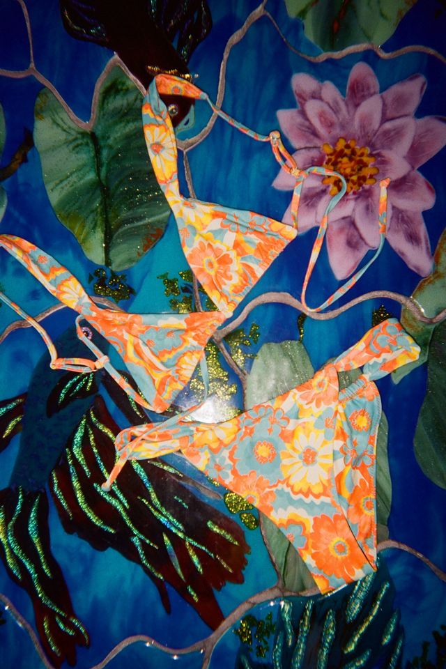 Kulani Kinis Miami Moon Floral Bikini Bottom | Urban Outfitters