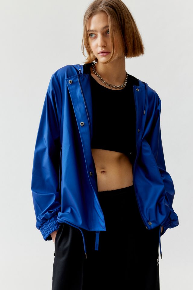RAINS Cropped String Waterproof Rain Jacket | Urban Outfitters Canada