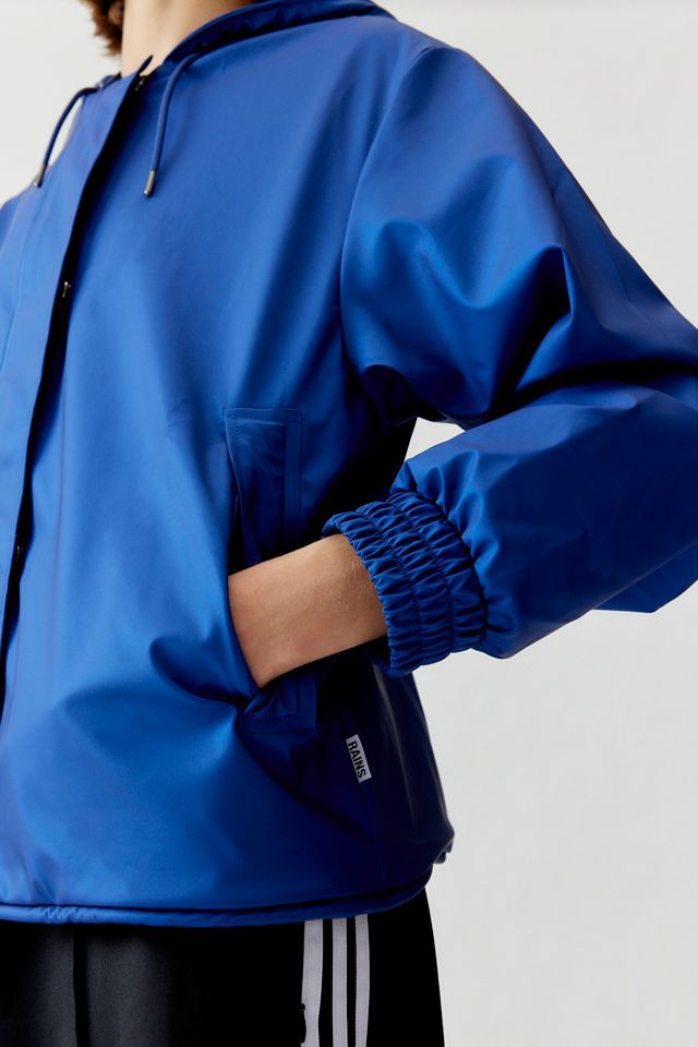 RAINS Cropped String Waterproof Rain Jacket | Urban Outfitters Canada