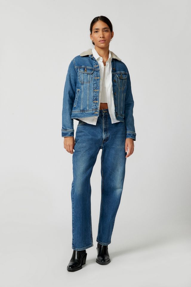 Lee Rider Fleece Denim Jacket | Urban Outfitters