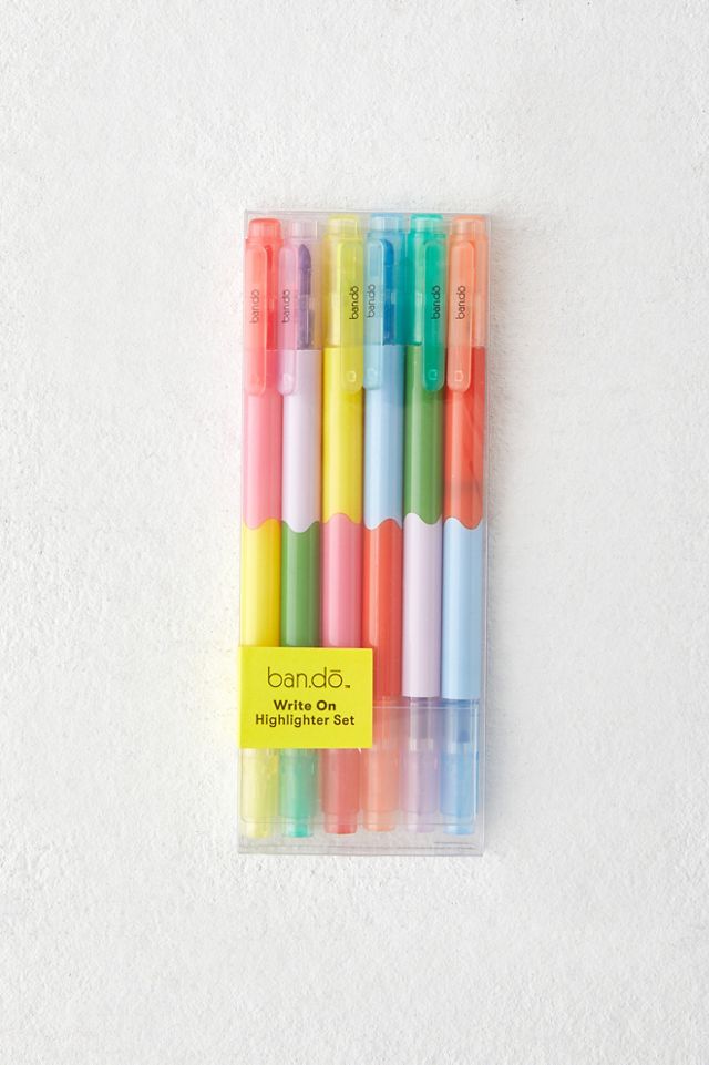 ban.do Write On Highlighter Set | Urban Outfitters