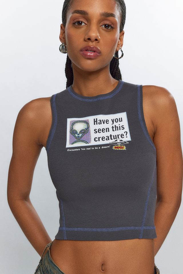 WORSHIP SUPPLIES Be Seen Tiny Cropped Tank Top | Urban Outfitters