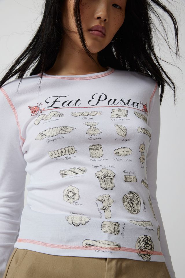 Eat Pasta Long Sleeve Tee | Urban Outfitters Canada