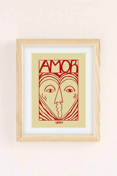 LEOVY Amor Art Print | Urban Outfitters Canada