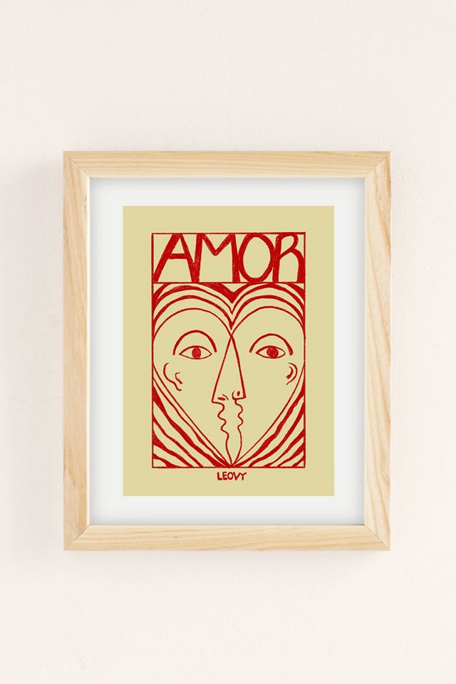 LEOVY Amor Art Print | Urban Outfitters Canada