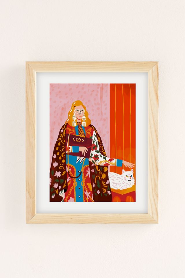 Niege Borges Cat Art Print | Urban Outfitters Canada