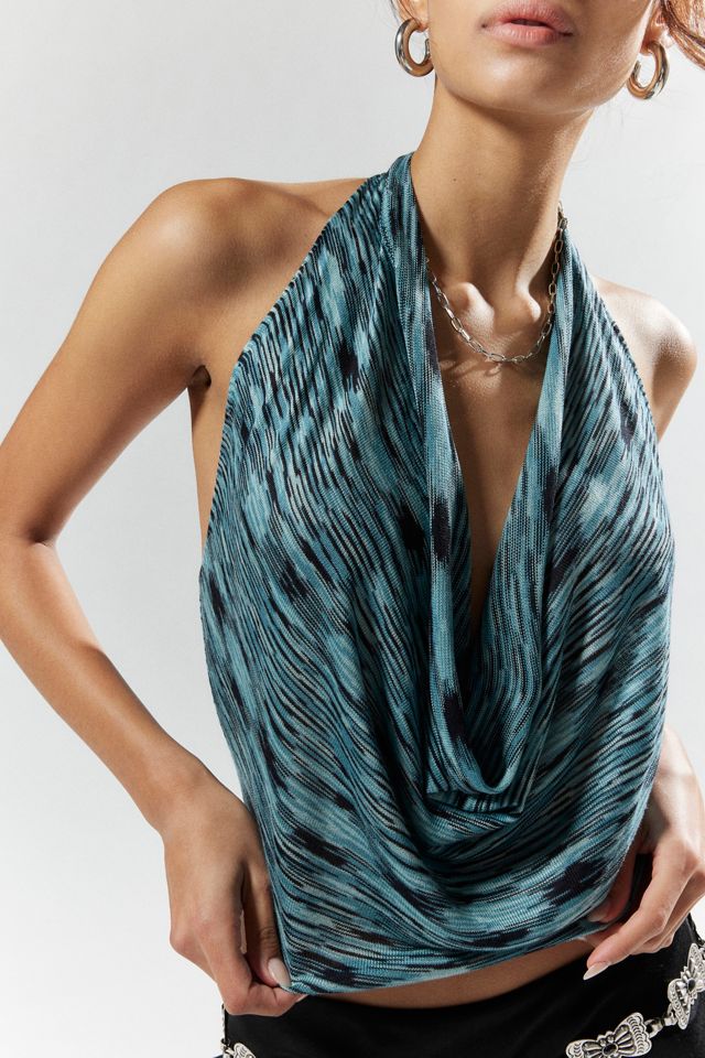 Silence + Noise Olivia Cowl Neck Halter Sweater | Urban Outfitters Canada