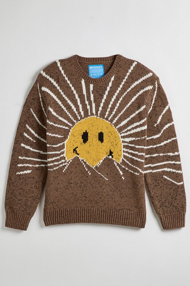 Market X Smiley Sunrise Sweater | Urban Outfitters