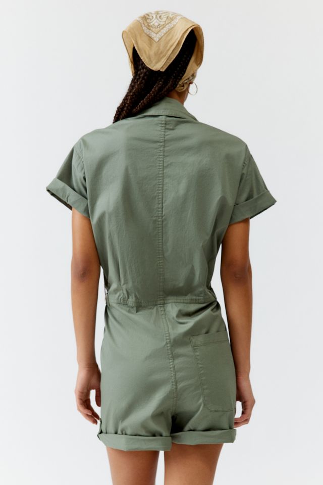 Pistola Parker Short Sleeve Utility Romper | Urban Outfitters