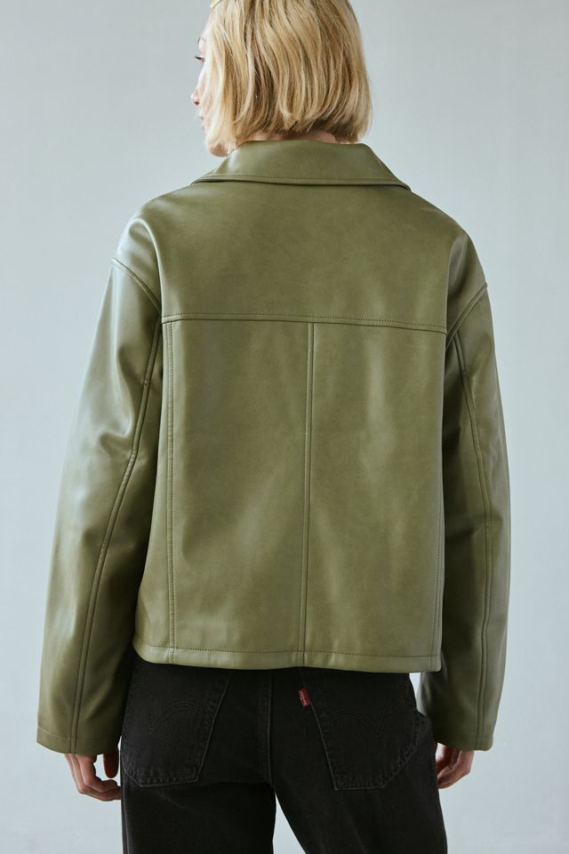 BDG Sasha Faux Leather Car Jacket | Urban Outfitters BDG Sasha Faux Leather Car Jacket | Urban Outfitters