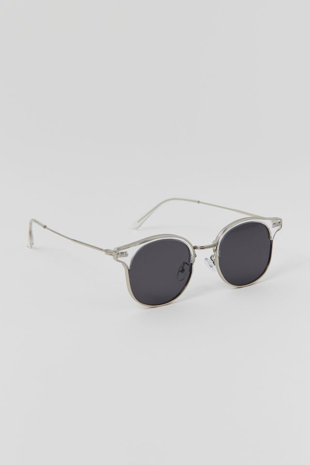 Tommy Half Frame Round Sunglasses Urban Outfitters Canada
