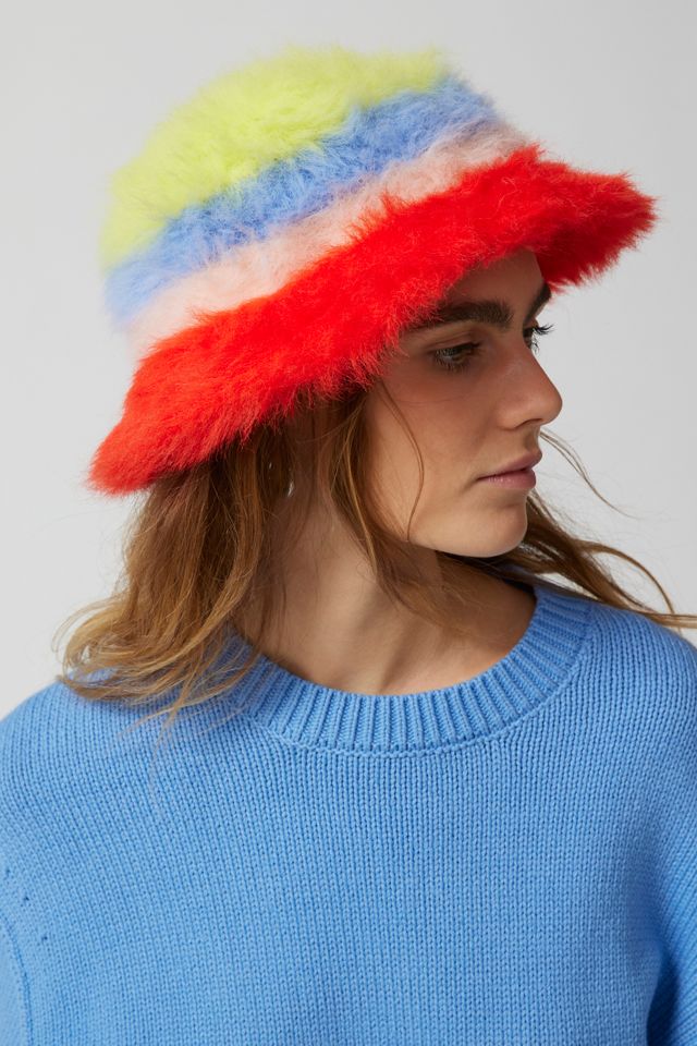 Verloop Eyelash Stripe Bucket Hat | Urban Outfitters