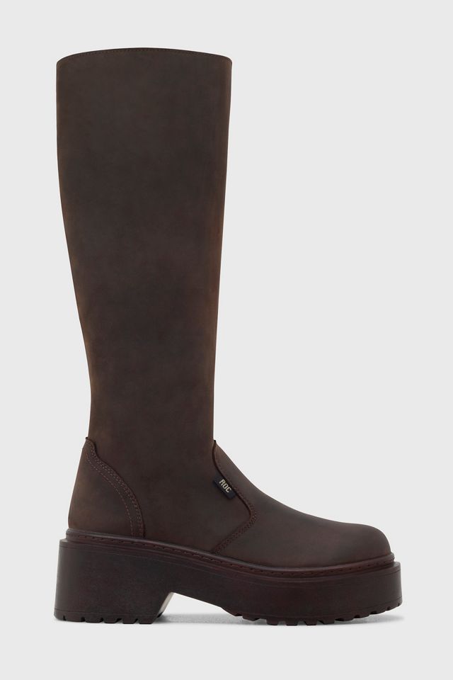 ROC Troupe Leather Knee-High Platform Boot | Urban Outfitters ROC Troupe Leather Knee-High Platform Boot | Urban Outfitters