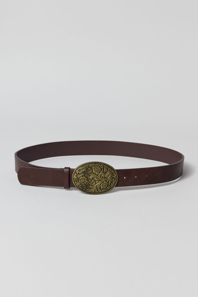 Western Flower Buckle Belt | Urban Outfitters