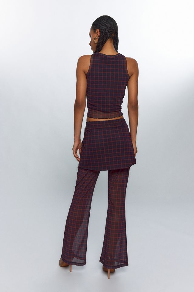 X-girl Layered Sheer Pant | Urban Outfitters