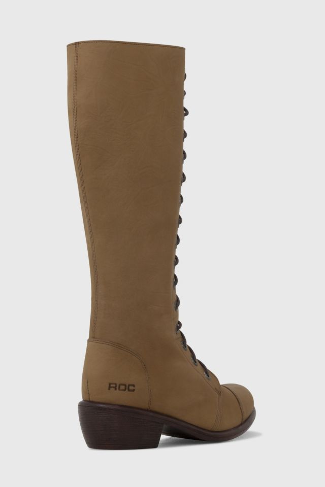 ROC Terrain Leather Knee-High Combat Boot | Urban Outfitters