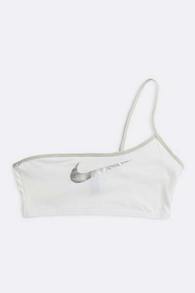 Frankie Collective Rework Nike One Shoulder Bra Top 040 | Urban Outfitters
