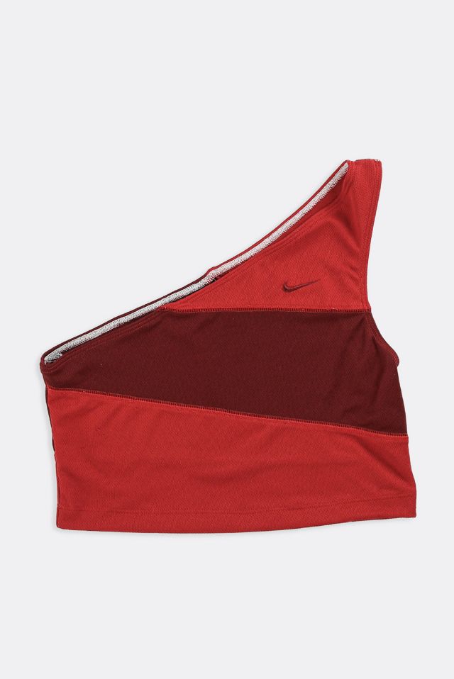 Frankie Collective Rework Nike Athletic One Shoulder Tank | Urban ...