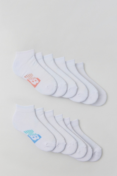 New Balance Logo Performance Quarter Sock 6-Pack | Urban Outfitters