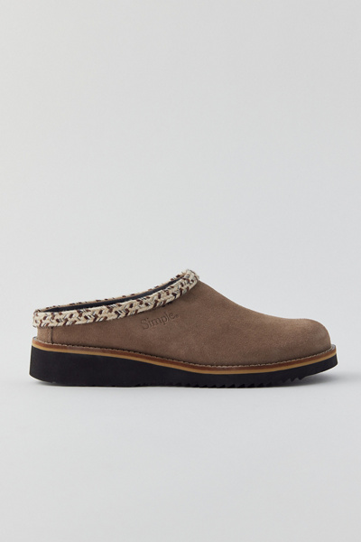 Simple Shoes Original Suede Clog | Urban Outfitters