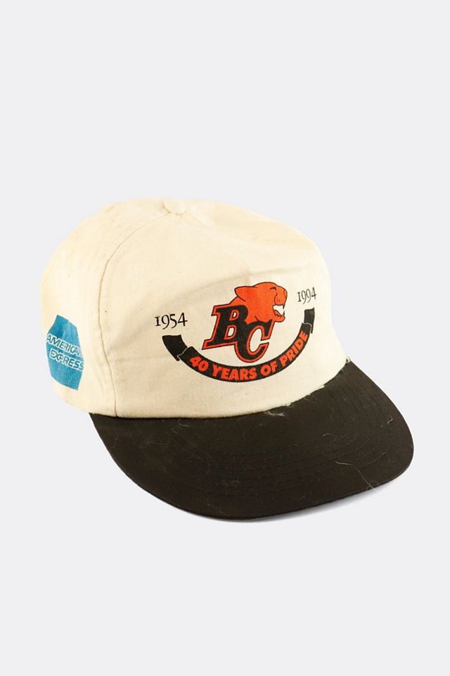 Vintage 1994 CFL BC Lions 40 Years Of Pride Snapback Hat | Urban Outfitters