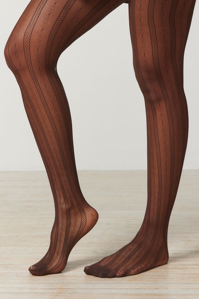 Ally Clover Pointelle Tights | Urban Outfitters