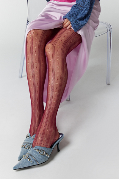 Ally Clover Pointelle Tights | Urban Outfitters