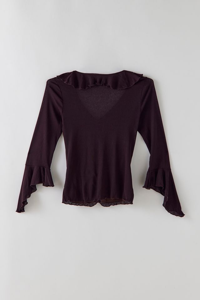 VIntage Ruffle Top | Urban Outfitters