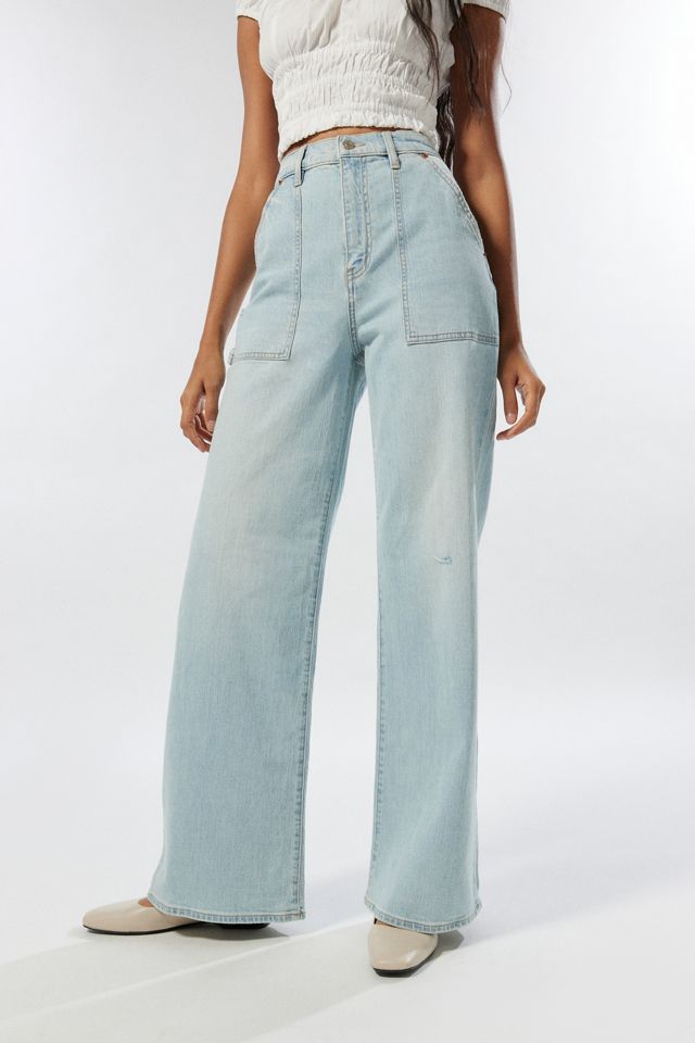 Daze Denim Far Out Wide Leg Utility Jean | Urban Outfitters