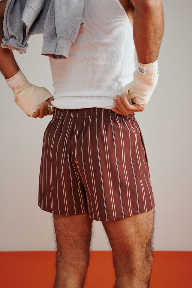 Standard Cloth Striped Boxing Short | Urban Outfitters