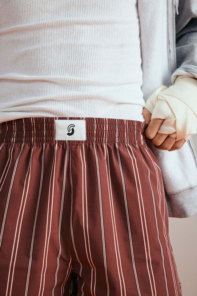 Standard Cloth Striped Boxing Short | Urban Outfitters