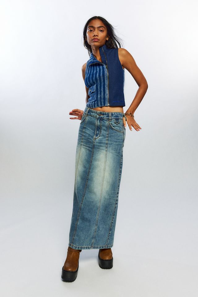 Lee X Angel Chen Denim Skirt | Urban Outfitters