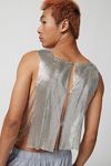 Troye Metal Tank Top | Urban Outfitters