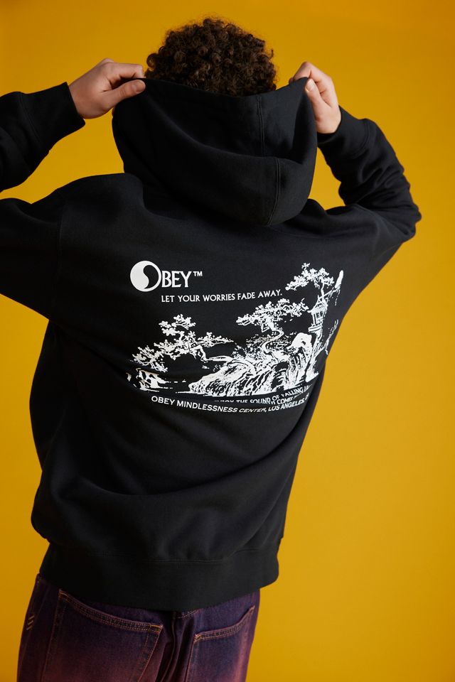 Obey Let Your Worries Fade Away Heavyweight Zip Hoodie